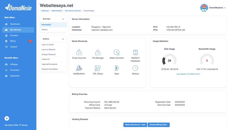 Penyedia Web Hosting dan Domain Terbaik di Indonesia